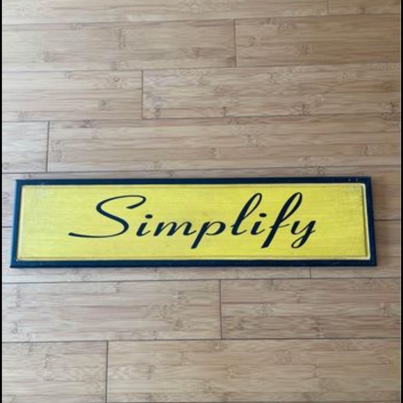Wall Decor | Simplify Quote Wood Sign Indooroutdoor Cursive Wood Sign ...